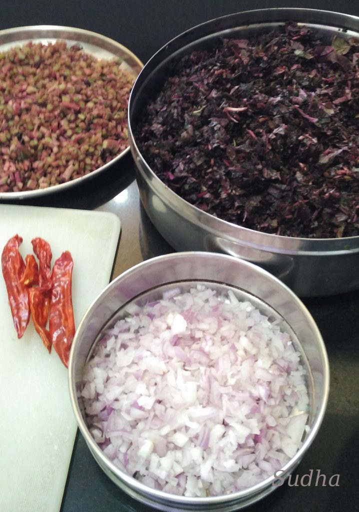 Laal Mathachi Bhaaji / Laal Math ka Saag / Tambdi Bhaaji / Amaranthus ...