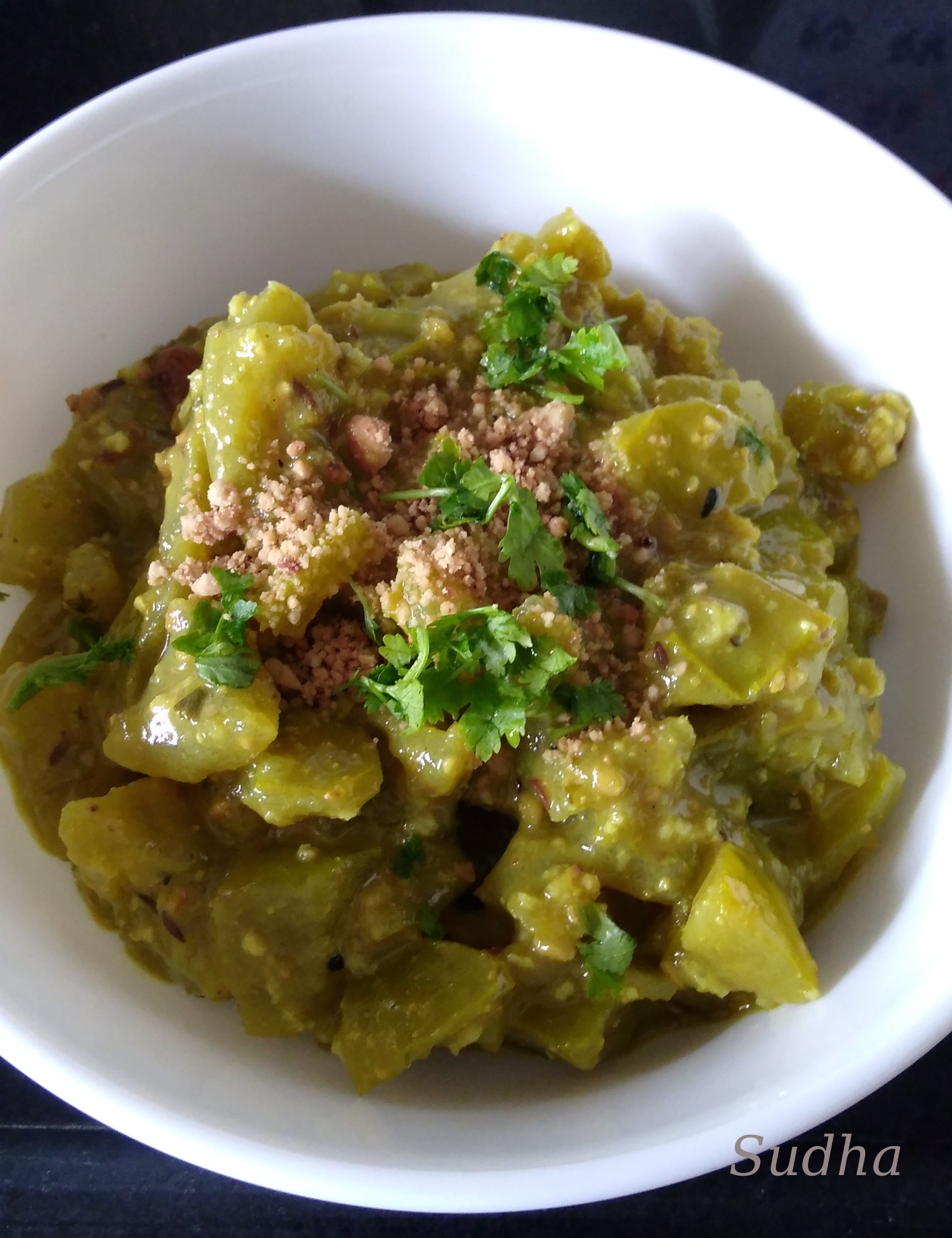 Raw Tomato Bhaaji (कच्च्या टोमॅटोची भाजी) - Raw Tomato Subji | My ...