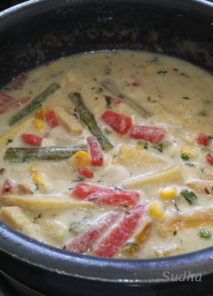 Avial (अवियल)- Mix Vegetable from South India | My Family Recipes