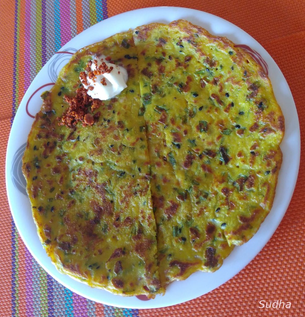 Kanda Paat Makyache Dhirde ( कांदा पात आणि मक्याचे धिरडे ) – Spring ...