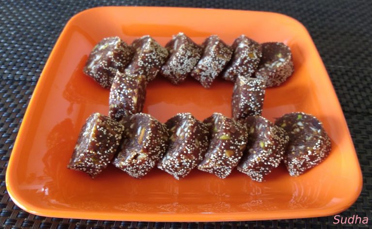 Anjir Khajur Roll (अंजीर खजूर रोल ) – Delicious Sugar free sweet using ...