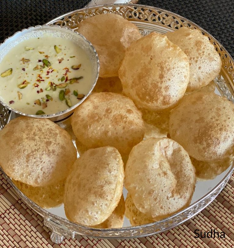 Basundi Puri (बासुंदी पुरी) - Traditional Maharashtrian Sweet | My ...