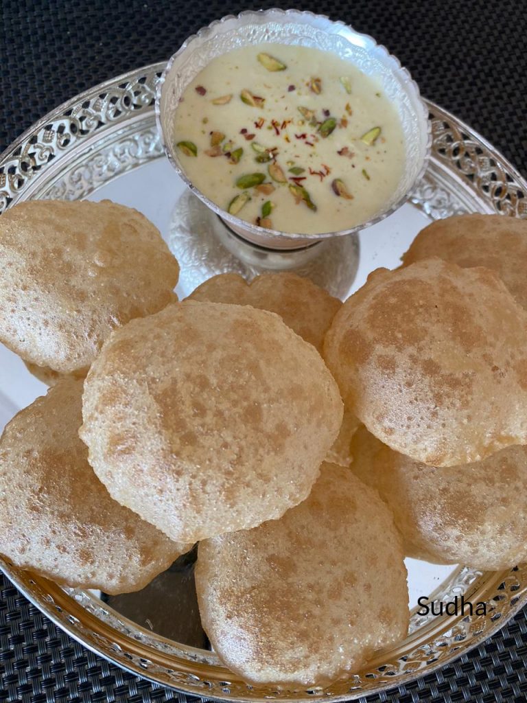 Basundi Puri (बासुंदी पुरी) - Traditional Maharashtrian Sweet | My ...