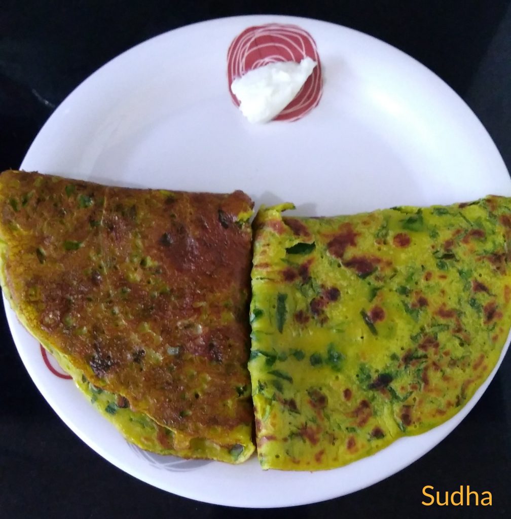 Methiche Dhirde (मेथीचं धिरडं – Methi Besan Chilla) – Fenugreek Gram ...