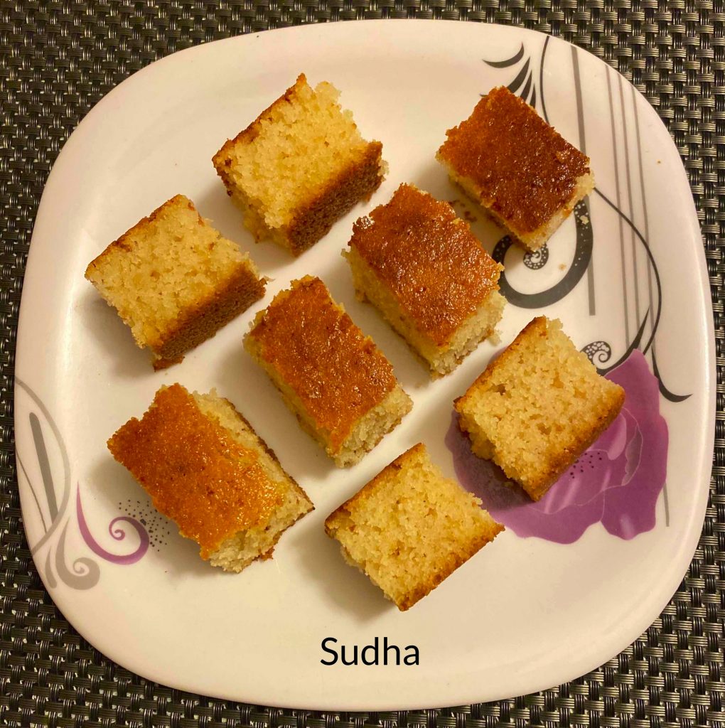 Rava Panchamrut Cake (रव्याचा पंचामृत केक ) – Eggless Semolina Cake ...
