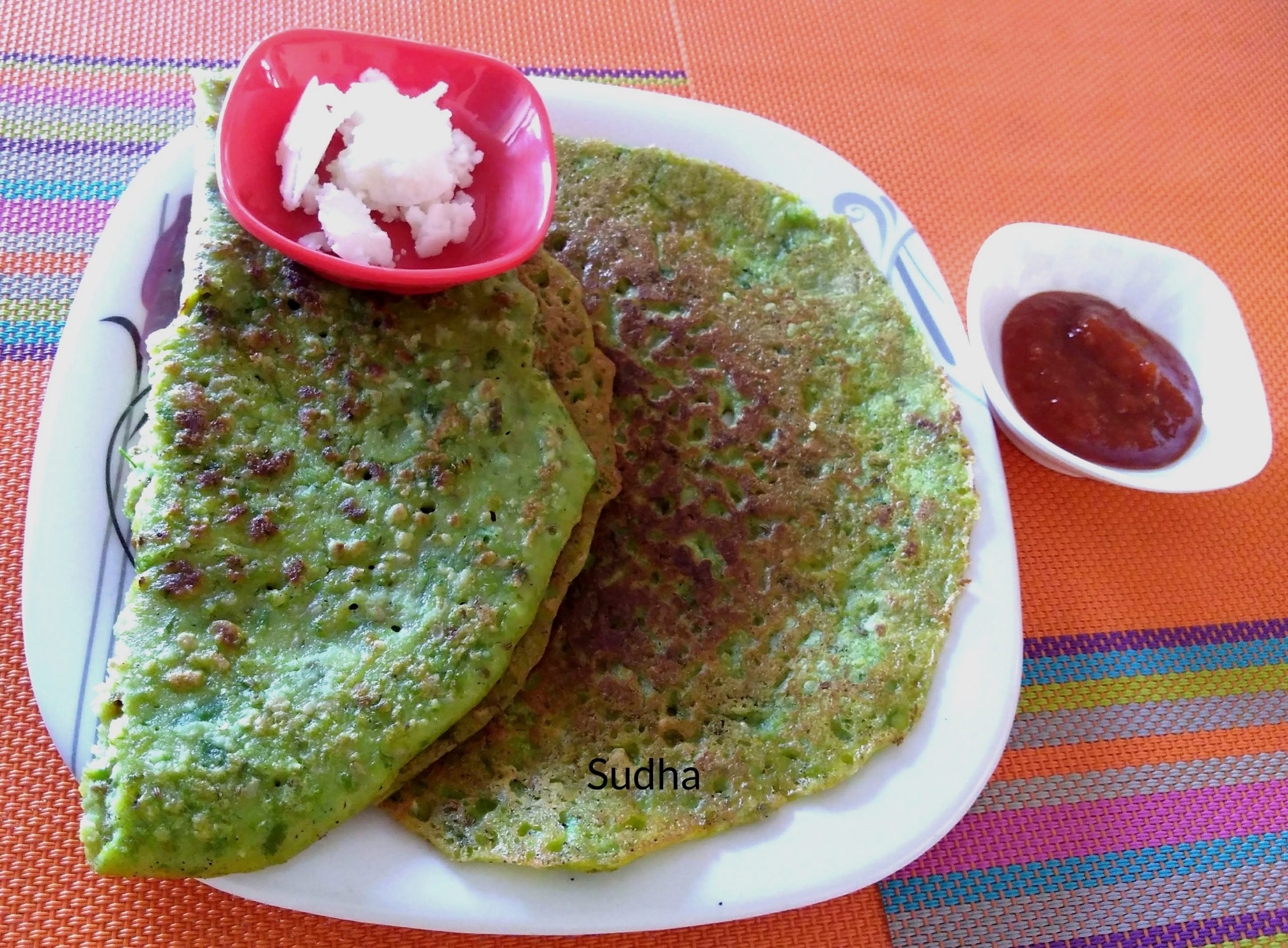 Matarche Dhirde ( मटारचं धिरडं / Matar Chilla) – Green Peas Savory Pan ...