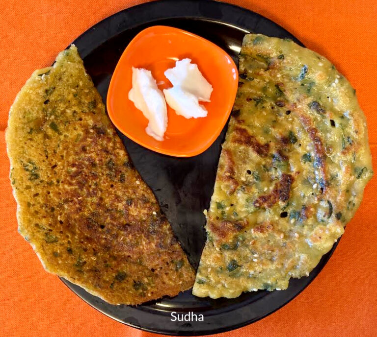 Methichi Bhakari (मेथीची खमंग भाकरी / धिरडे) - Methi Sweet Chilla ...