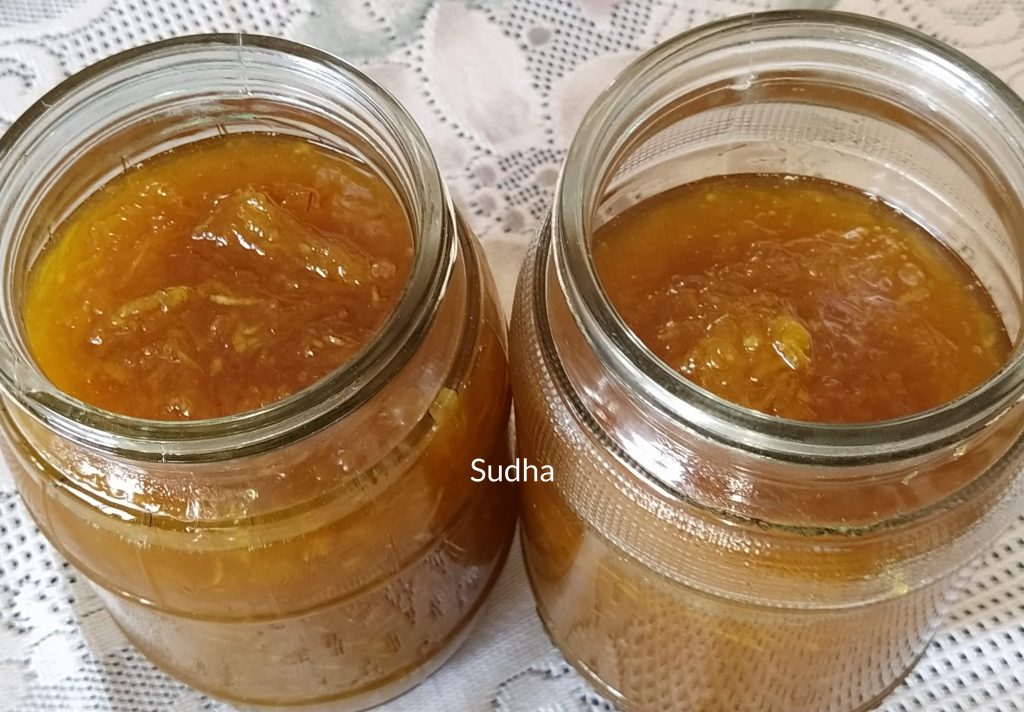 Raw Mango Muramba (मुरंबा) - Raw Mango Jam | My Family Recipes