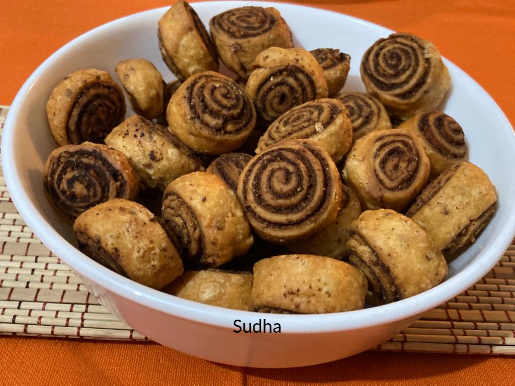 Bakarvadi (बाकरवडी)- Popular Indian Snack | My Family Recipes