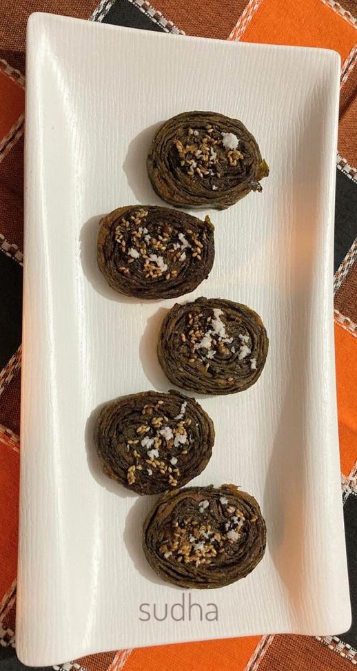 Aluvadi (अळूवडी) - Colocasia Leaves Snack – A Maharashtrian Specialty ...