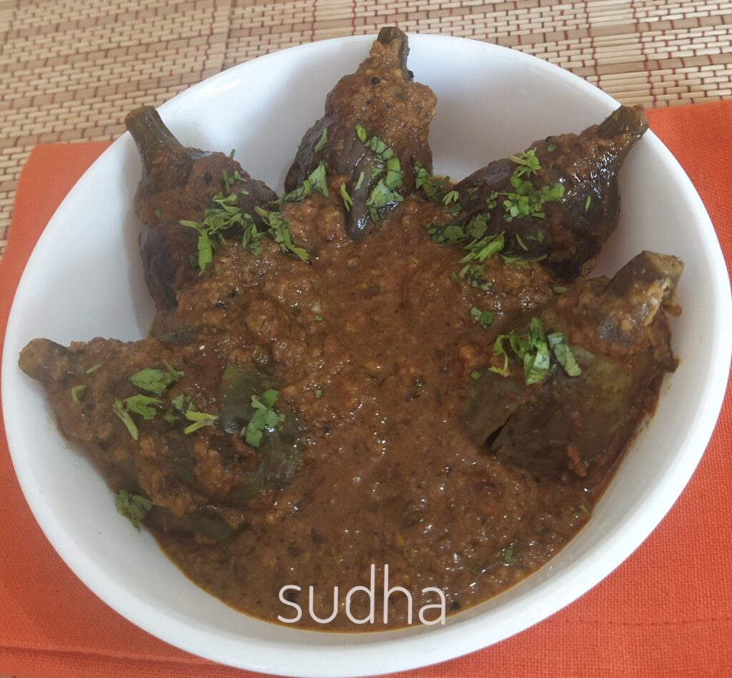 Bharali Vangi (भरली वांगी) - Stuffed Brinjal - No Onion Garlic Recipe ...